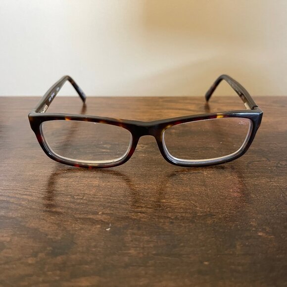 Accessories | Pentax Brown Amber Tortoise Shell Rectangular Eyeglass ...